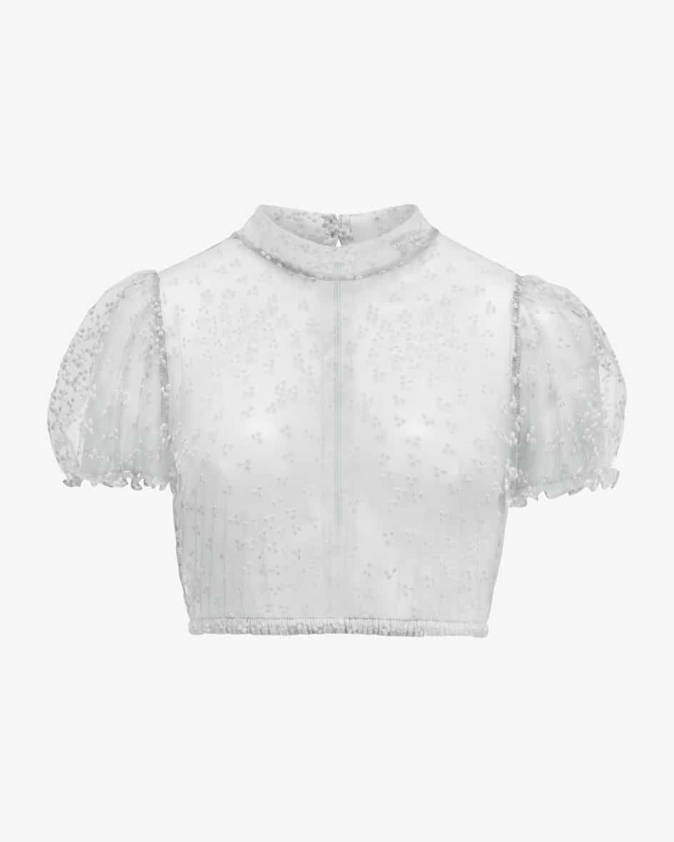 Kinga Mathe Leni dirndl blouse transparent | LODENFREY