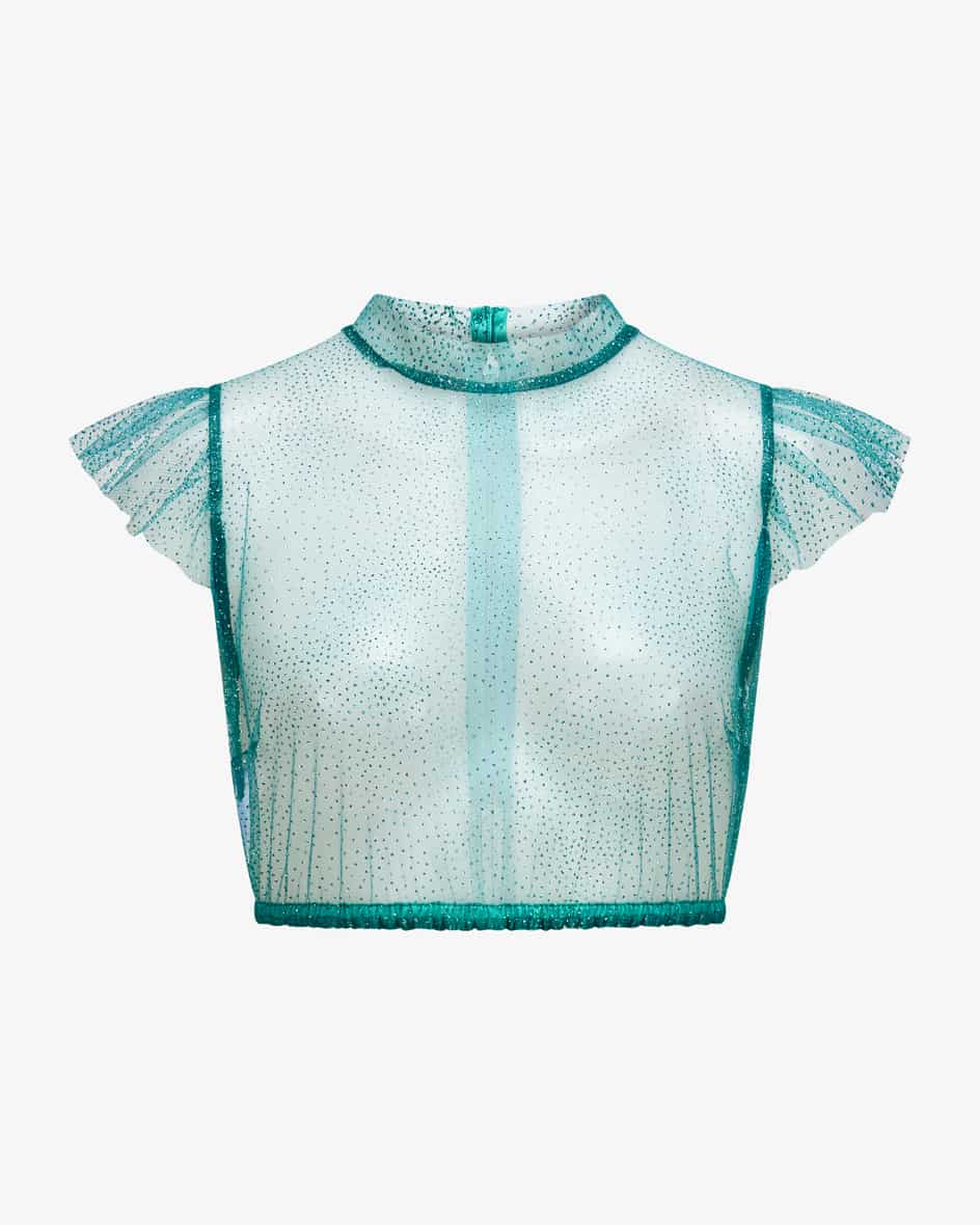 Kinga Mathe Heiki dirndl blouse transparent | LODENFREY
